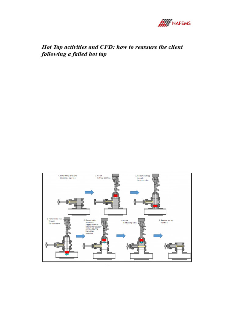 Hot Tap Activities and CFD | PDF | Tap (Valve) | Pipe (Fluid Conveyance)