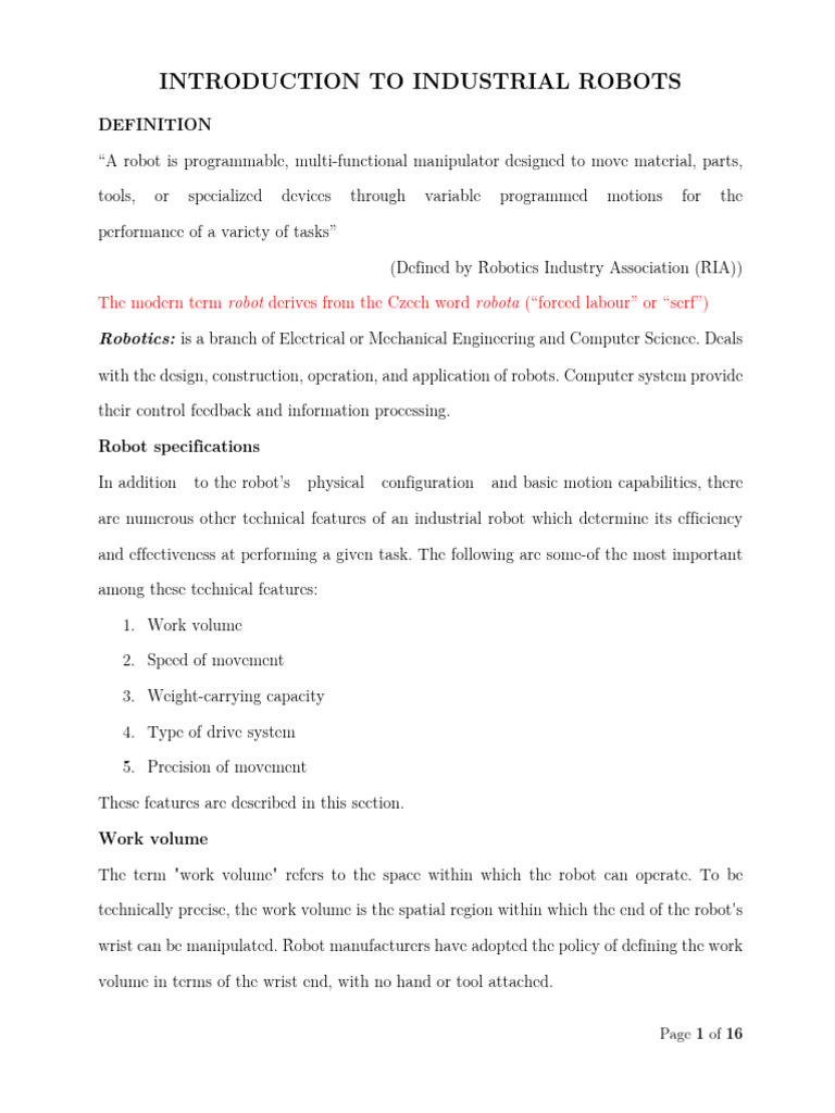 Cad-Introduction To Robotics | PDF | Robot | Robotics