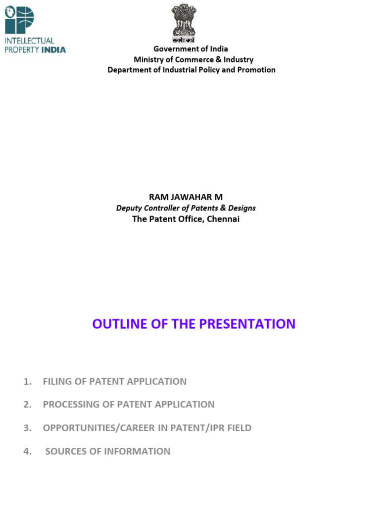 BASICS OF IPR AND PATENT | PDF | Patent Application | Patent
