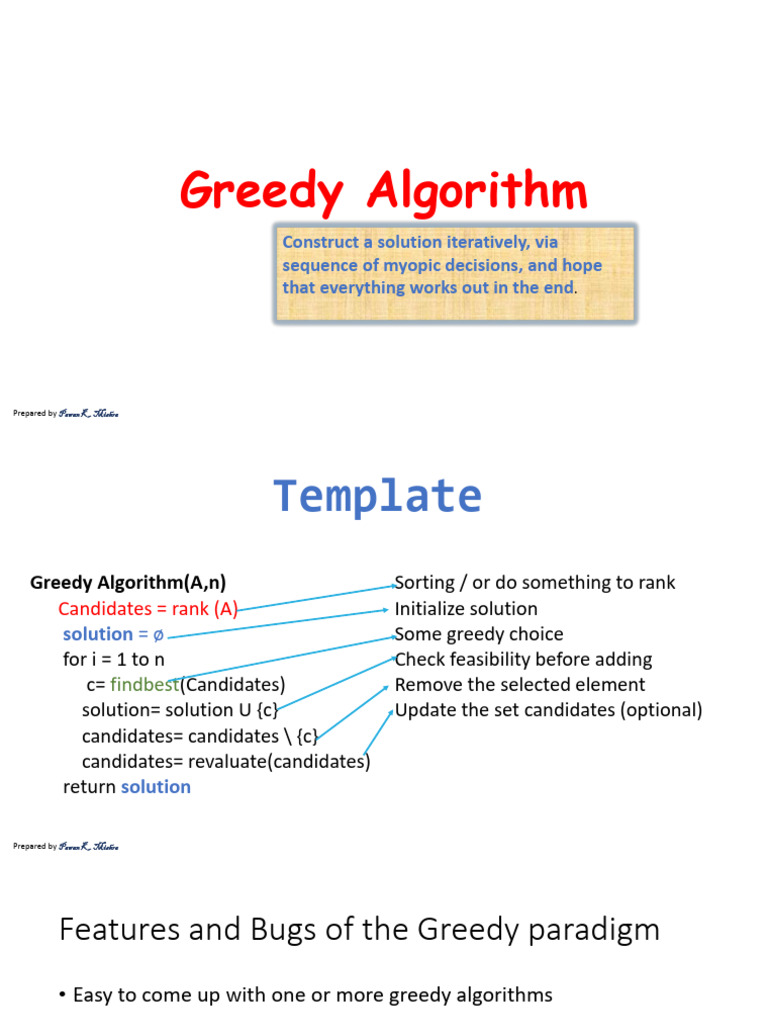 Lec-7-11-Greedy-Algorithm | PDF | Applied Mathematics | Algorithms