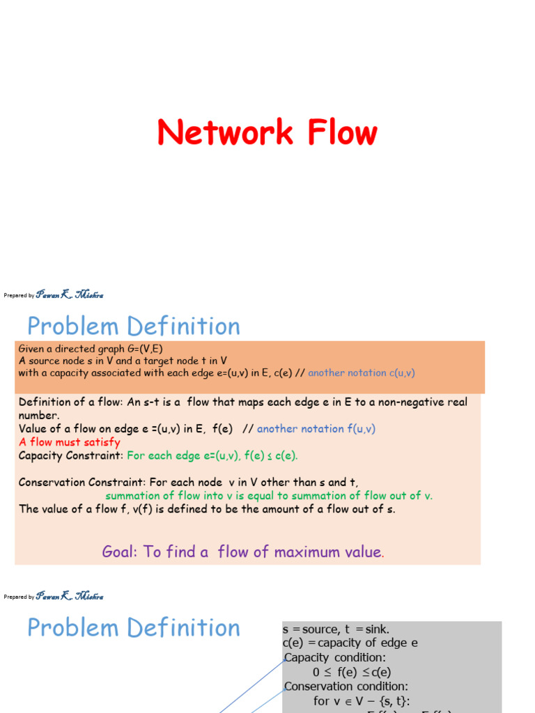 Max-Flow Min-Cut Theorem Explained | PDF | Algorithms | Computational ...