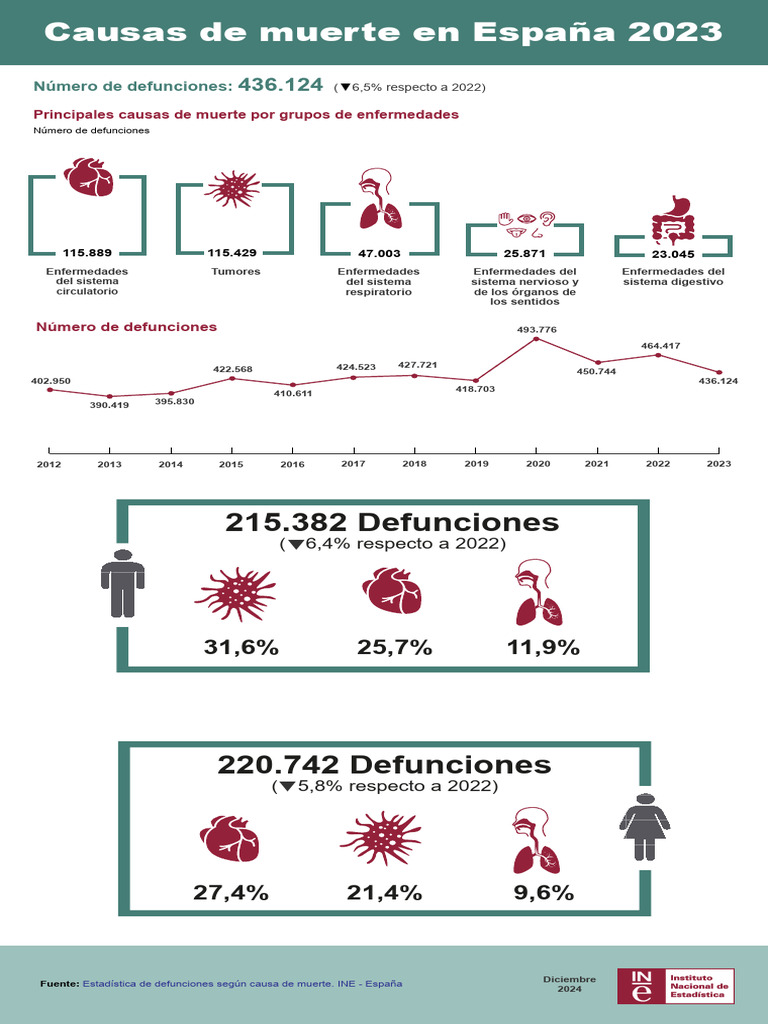Infografia Causas Muerte | PDF