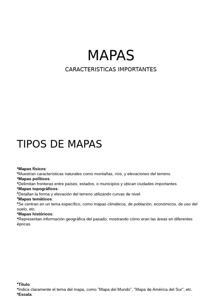 Elementos Clave de los Mapas | PDF | Mapa | Ecuador