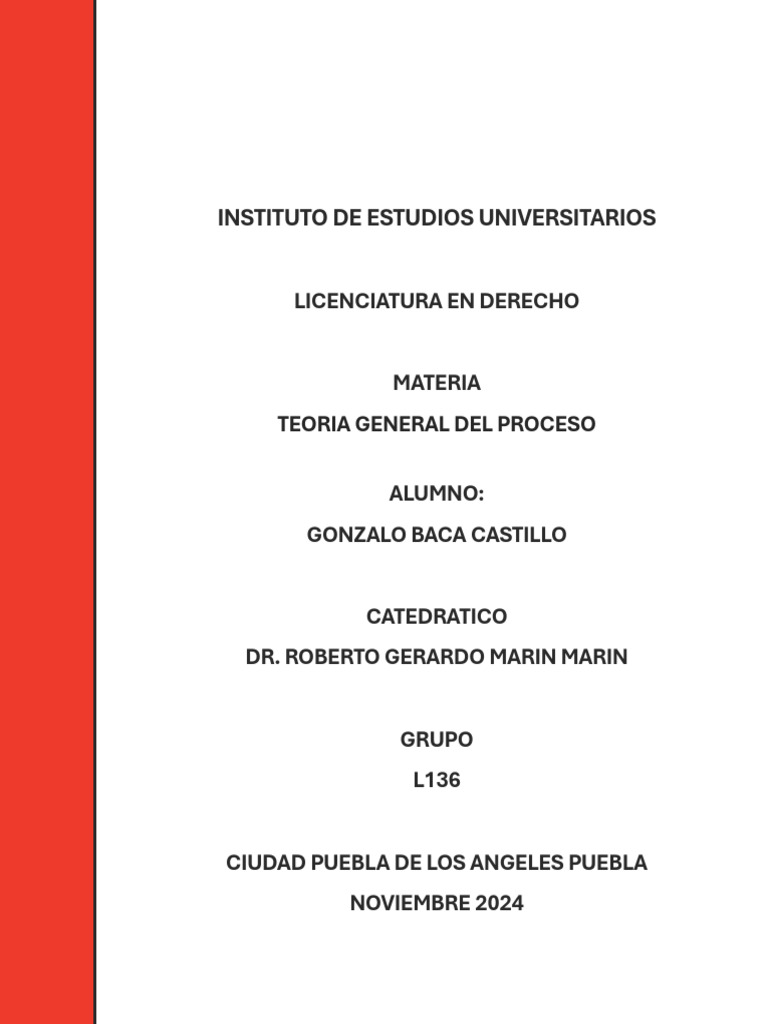 Princpios Procesales Ieu-Gbc | PDF | Ley procesal | Jurisdicción