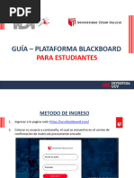 Tutorial Acceso Blackboard UVM | PDF
