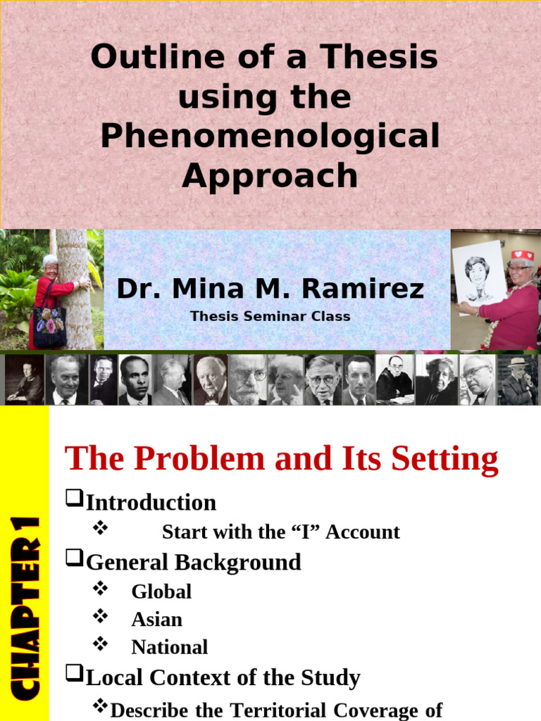 Phenomenological Thesis Outline Guide | PDF | Phenomenology (Philosophy ...