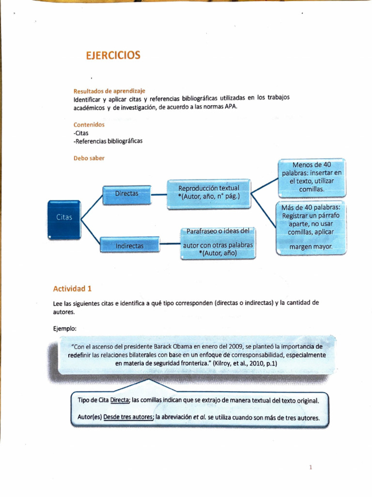 Ejercicio para Aprender Citar. | PDF | Corrupción política