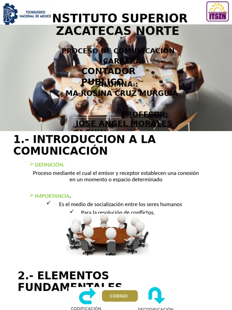 ITSZN MRCM Comunicacionhumana | PDF | Comunicación | Contabilidad
