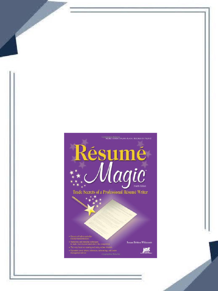 Resume Magic 4th Ed Trade Secrets of A | PDF | Résumé | Business Documents