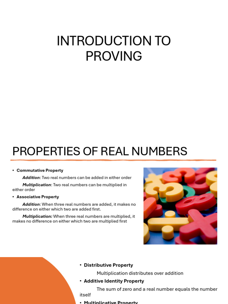 Properties of Real Numbers Explained | PDF | Multiplication | Numbers