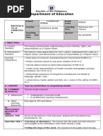 COT 1 Matatag Lesson Plan With Annotations and Indicators | PDF | Learning | Teachers
