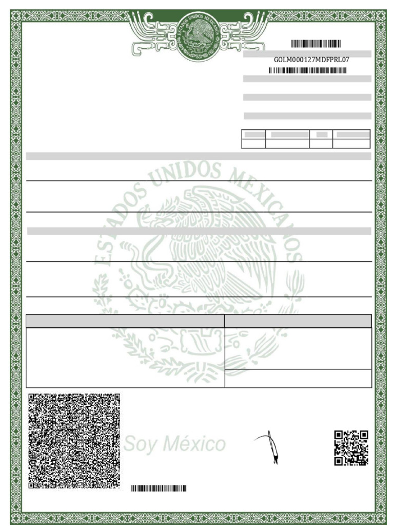 Acta de Nacimiento Editable(3)(1) | PDF | Gobierno y personalidad | Privacidad