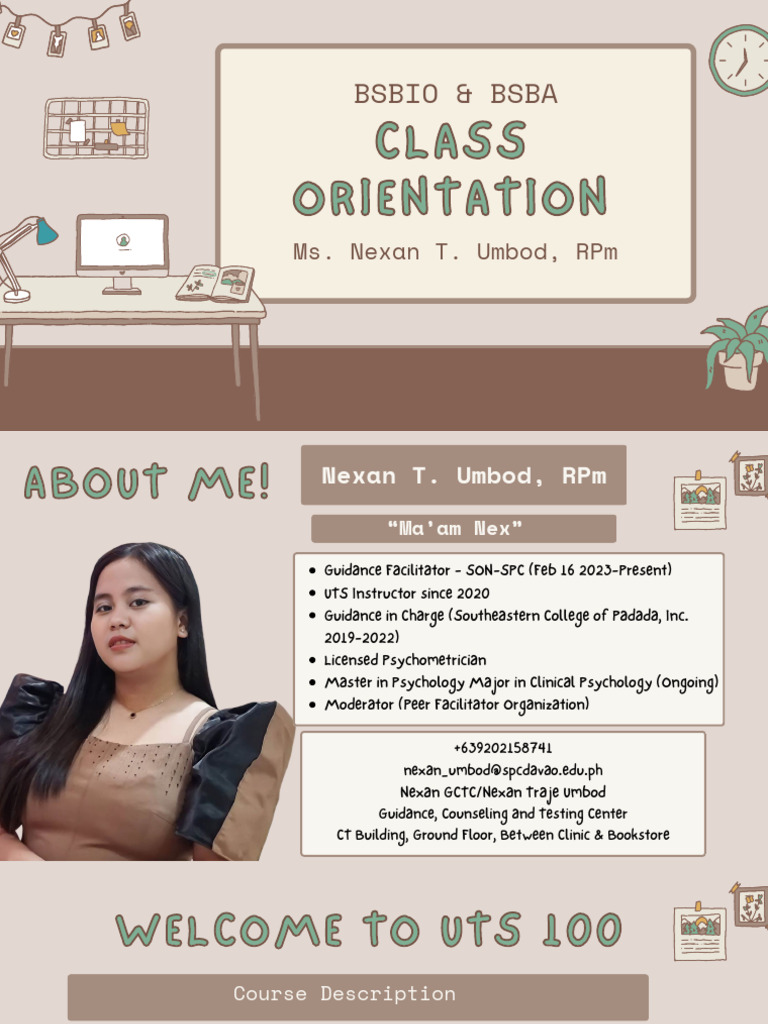 UTS Orientation and Module 1.1 What Is The Self | PDF | Identity (Social Science) | Nature ...