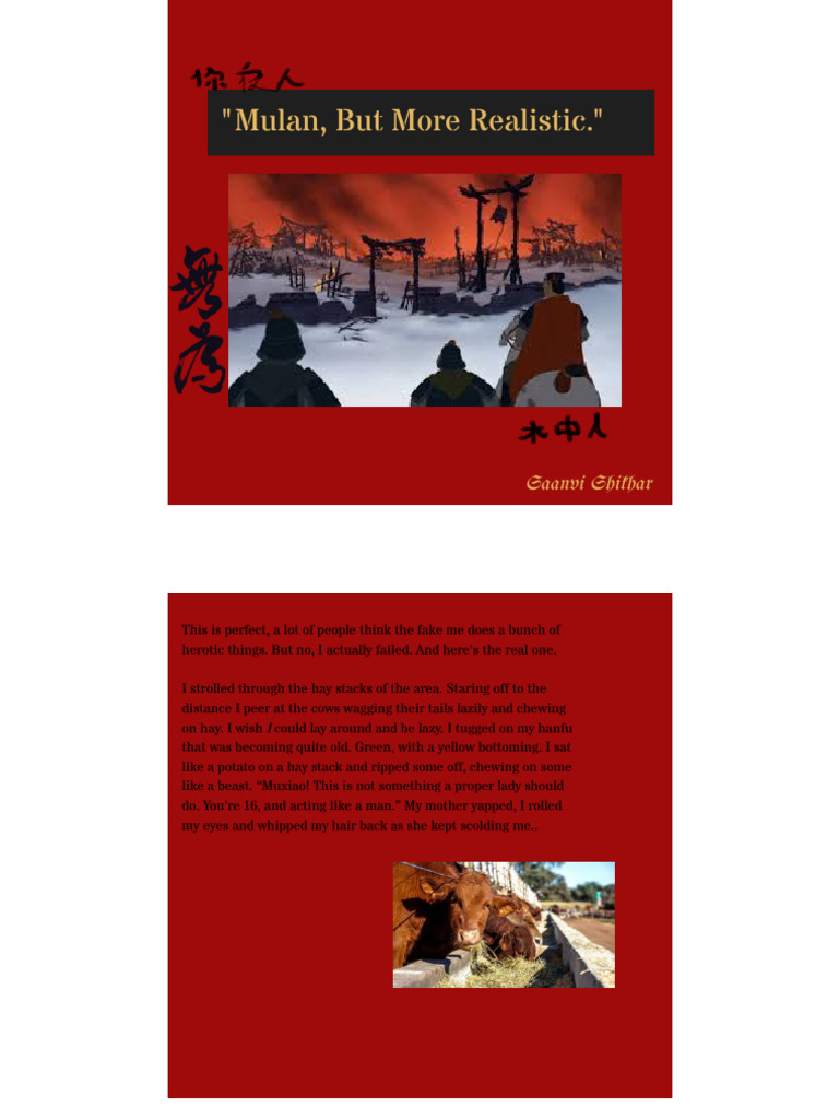 Mulan Fracture Fairy Tales | PDF