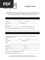 Next of Kin Form | PDF