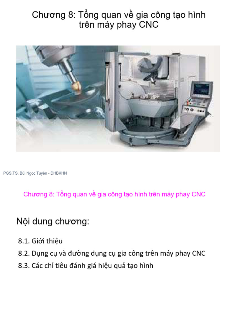 8.C.8 Tong Quan Gia Cong CNC | PDF
