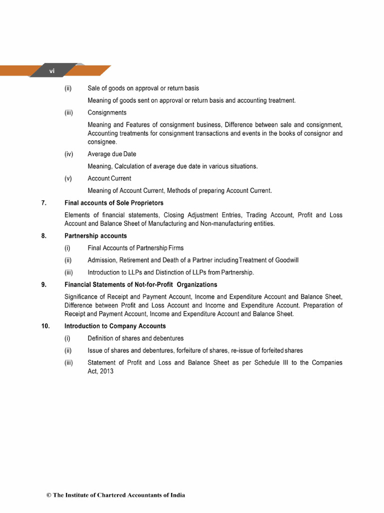 Paper-1 Principles and Practice of Accounting Module 1 - Part2 | PDF