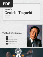 Genichi Taguchi Biografia y Aportaciones Al Control de Calidad | PDF | Diseño | Experimentar