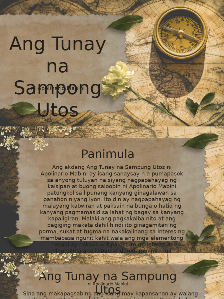 Ang TUnay Na Sampung Utos Ni Apolinario Mabini | PDF
