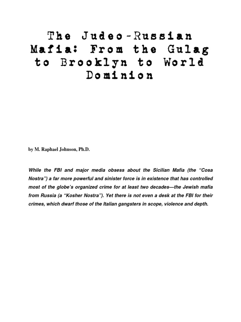Jewish Mafia's Rise in Brooklyn | PDF | American Mafia | Soviet Union
