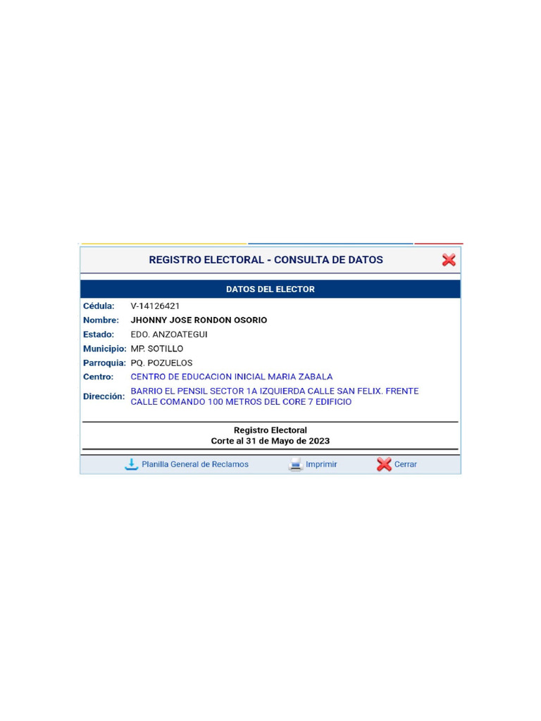 Capture Comprobante Cne | PDF