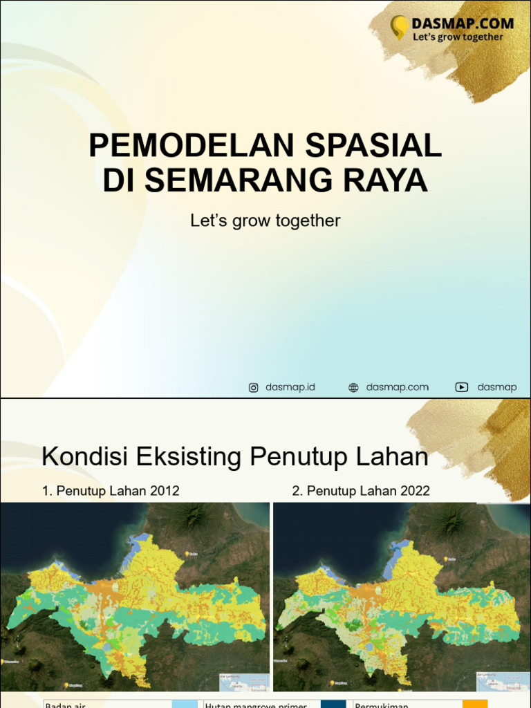 Pemodelan Spasial Semarang Raya - DASMAP | PDF