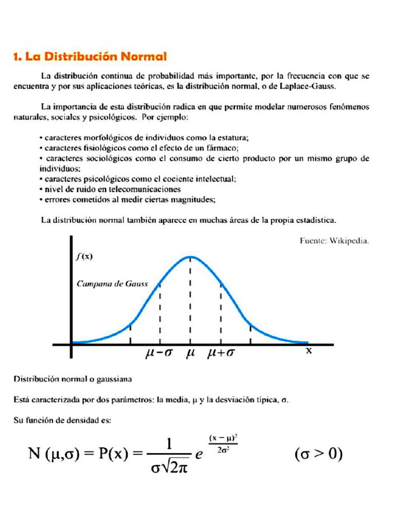 Distribución normal | PDF