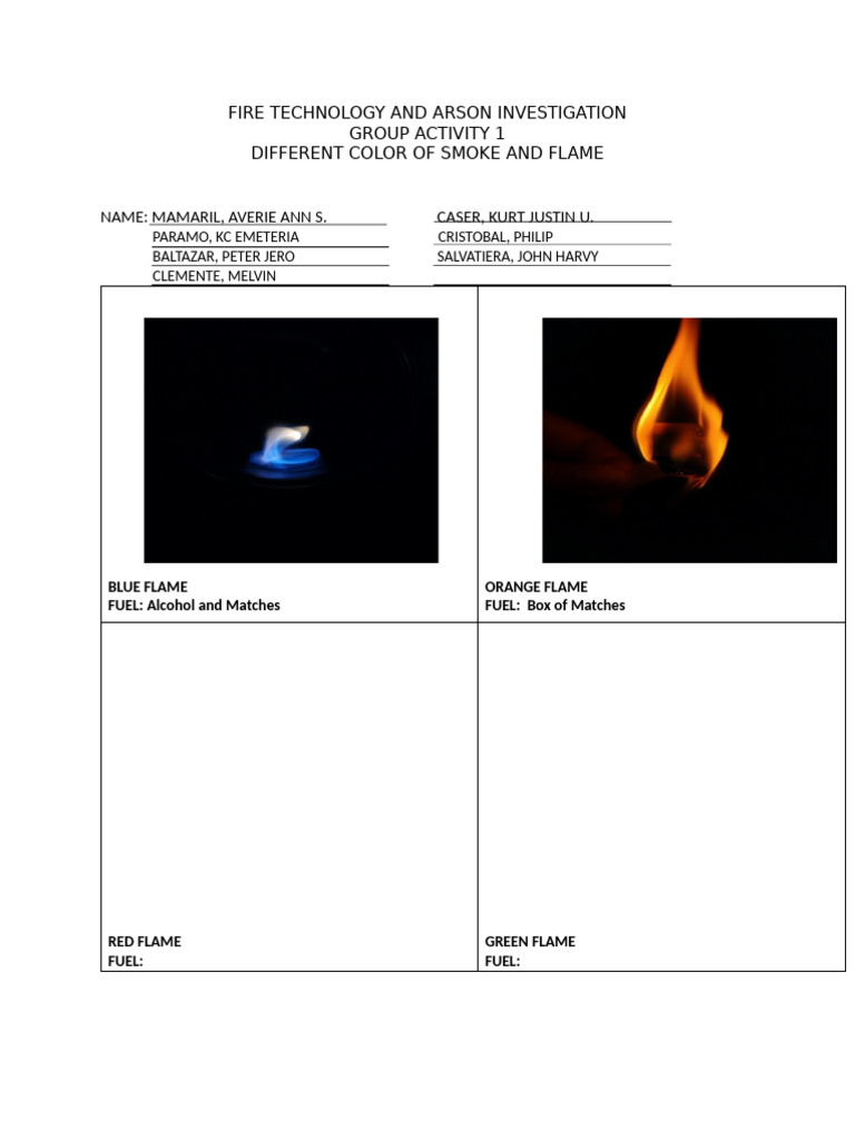 Arson Activity 1 | PDF