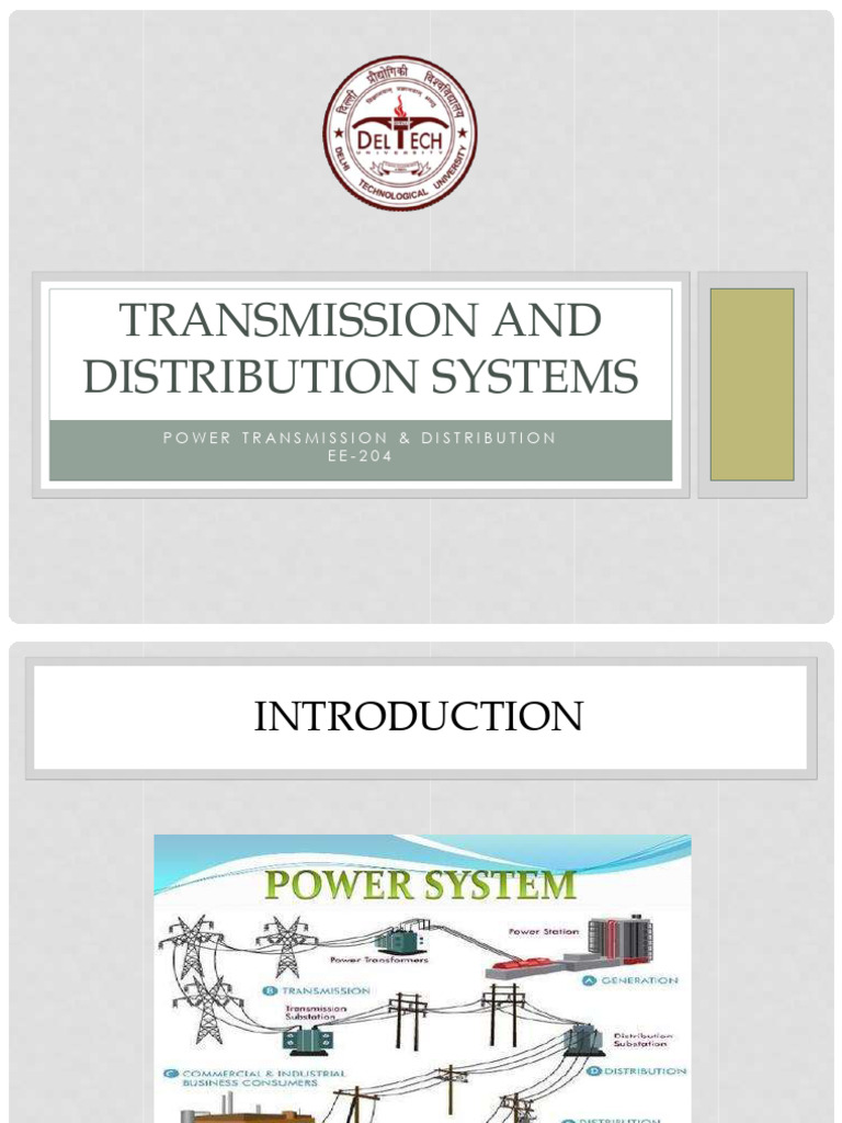 ptd_midsem1 | PDF | Electric Power Transmission | Electric Power Distribution