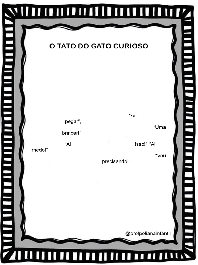 O TATO DO GATO CURIOSO | PDF