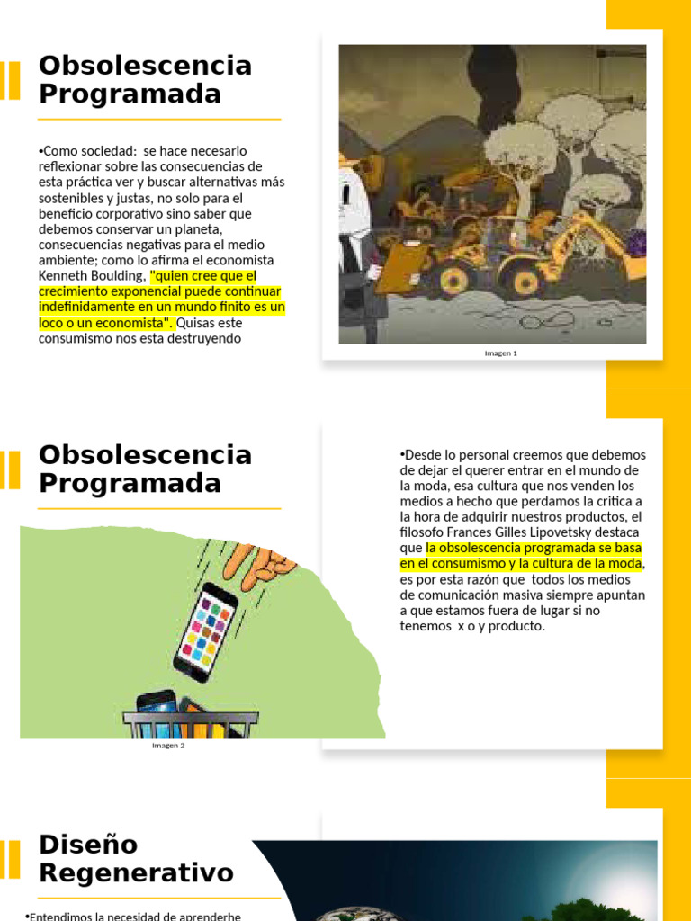 Obsolescencia Programada | PDF | Consumismo | Diseño