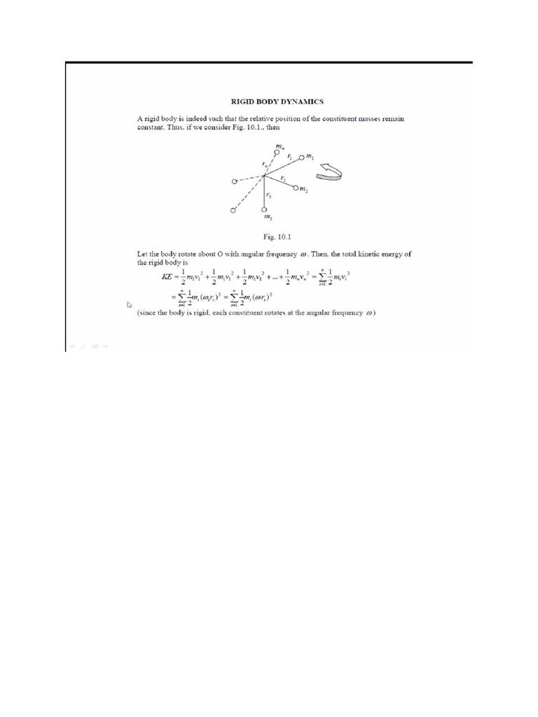 Rigid Body Dynamics | PDF