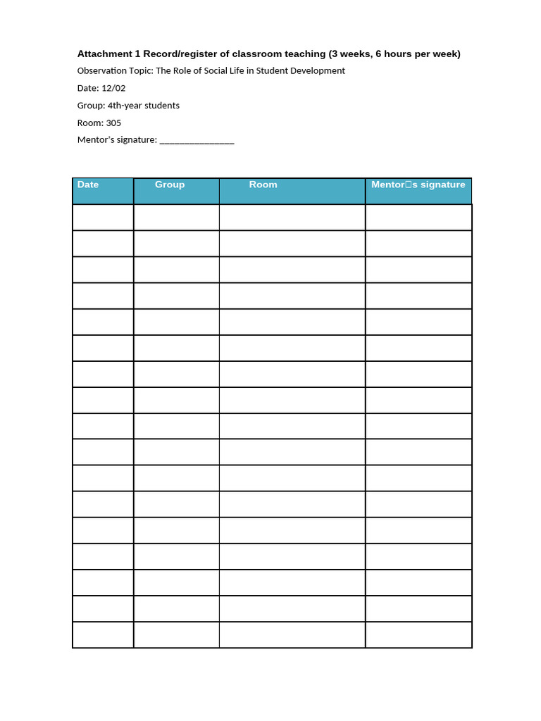 Classroom Observation on Social Life Impact | PDF | Lesson Plan | Teachers
