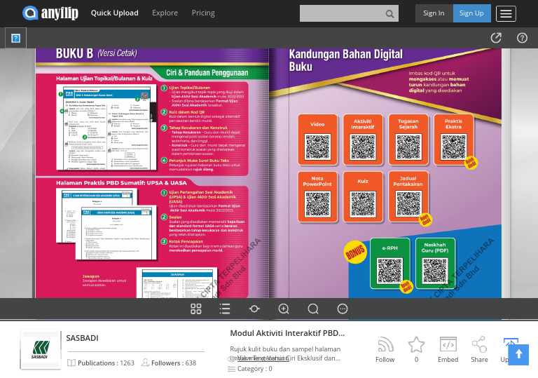 Modul Aktiviti Interaktif PBD + UASA Sejarah Ting.1 (Buku a) - SASBADI ...