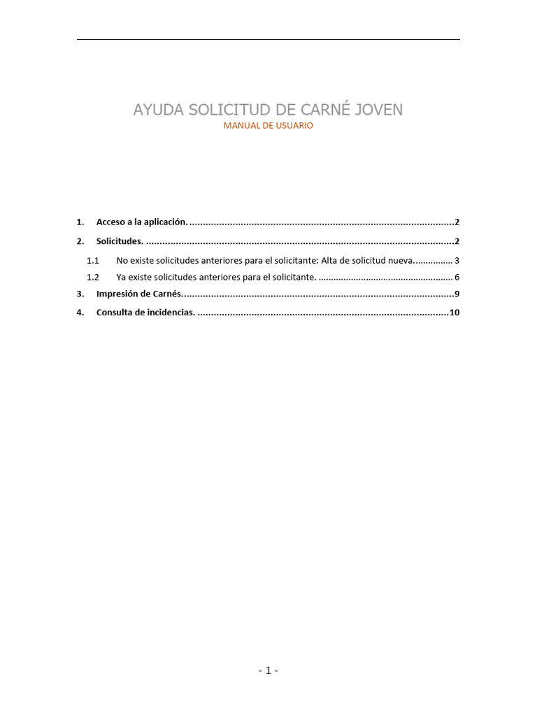 Guía de Solicitud Carné Joven | PDF | Carne | Informática