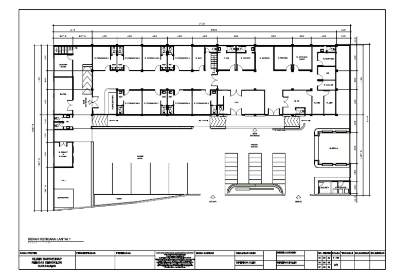 Hospital Floor Plan Layout Details | PDF