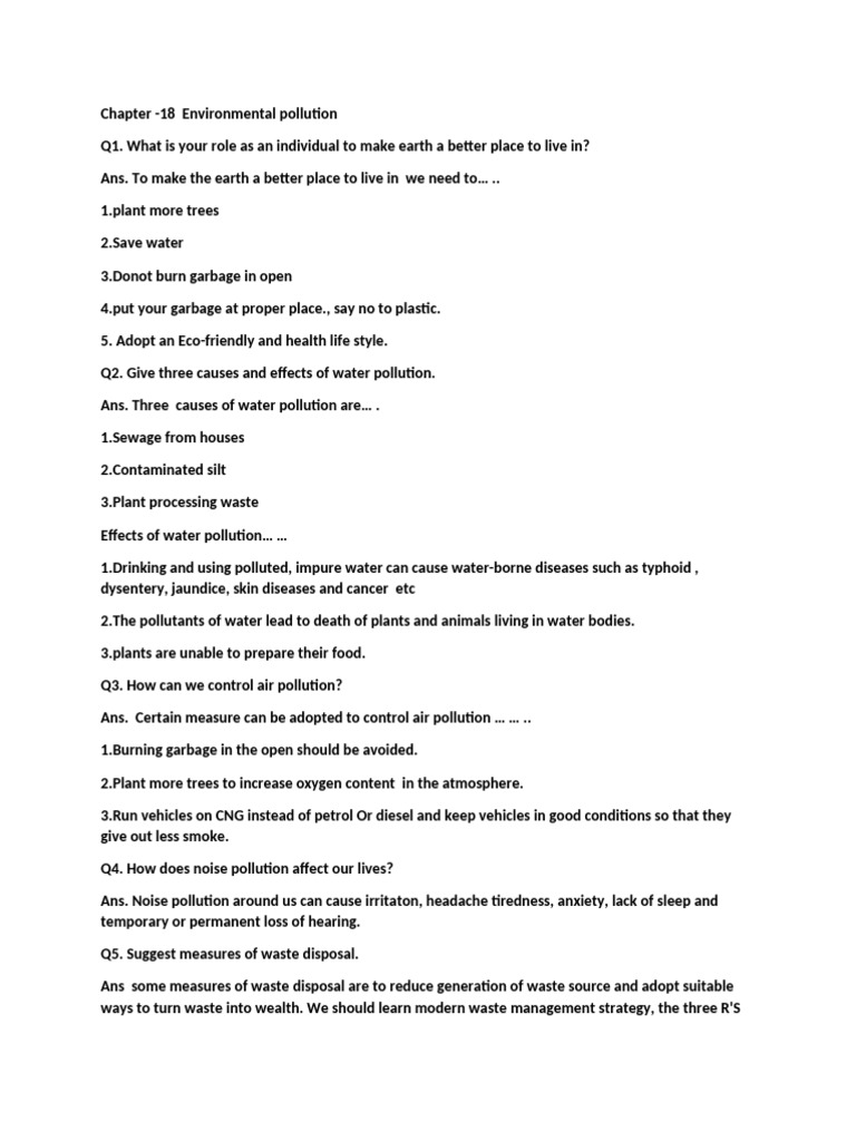 Environmental Pollution 111 | PDF