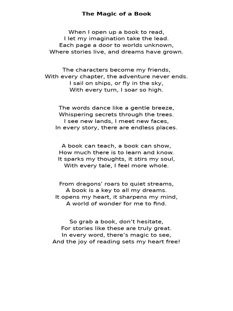 The Magic of A Book | PDF