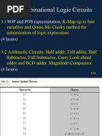 SOP and POS Lecture Notes | PDF | Boolean Algebra | Teaching Mathematics