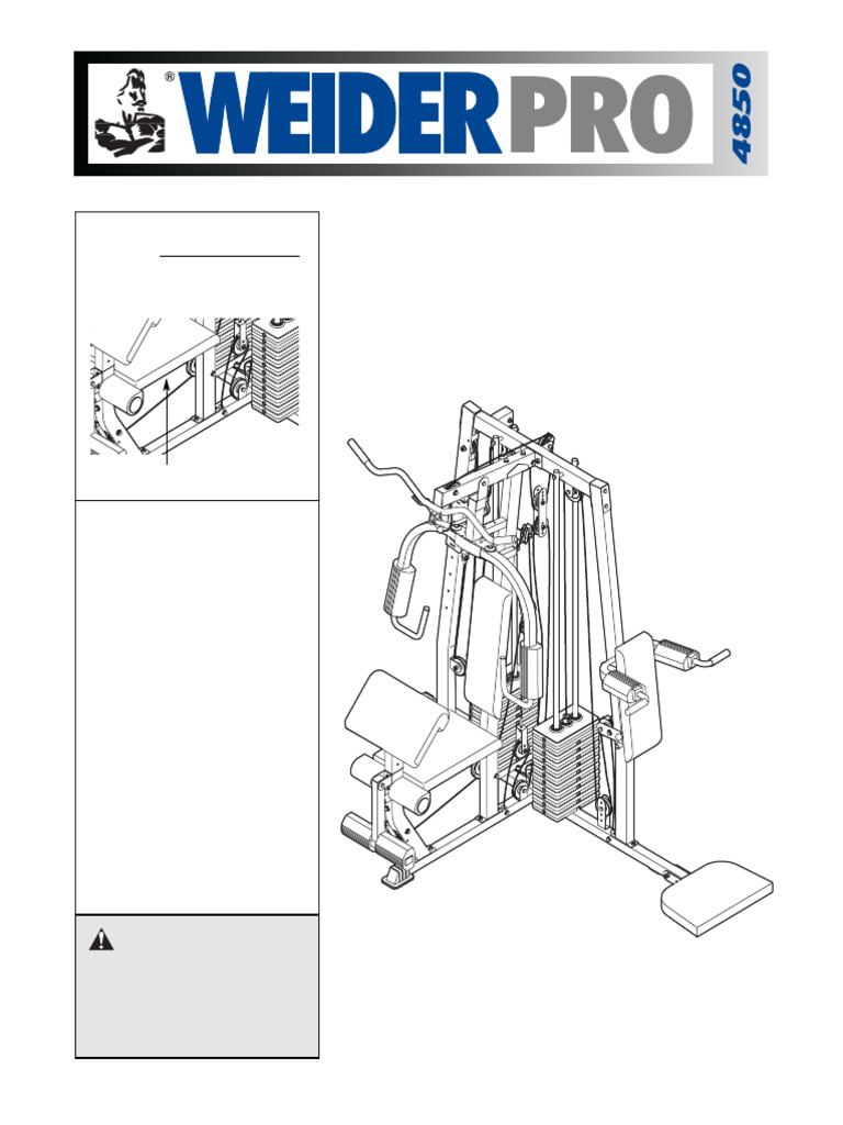 Weider Gym | PDF | Screw | Nut (Hardware)
