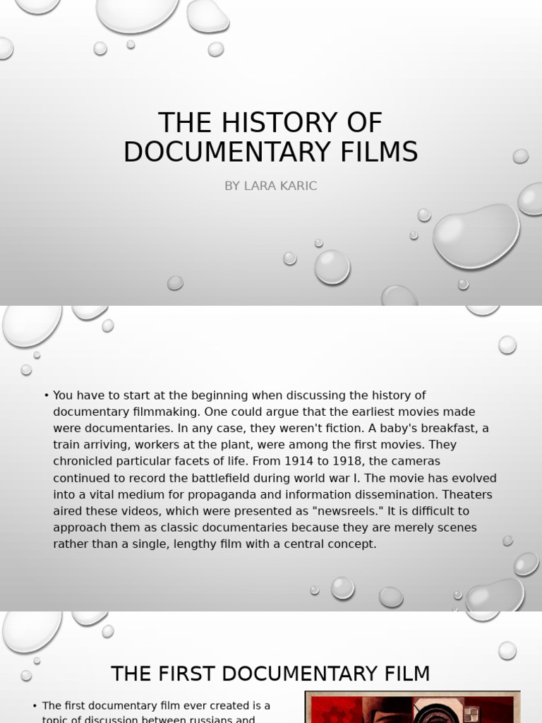 Evolution of Documentary Films | PDF | Documentary Film