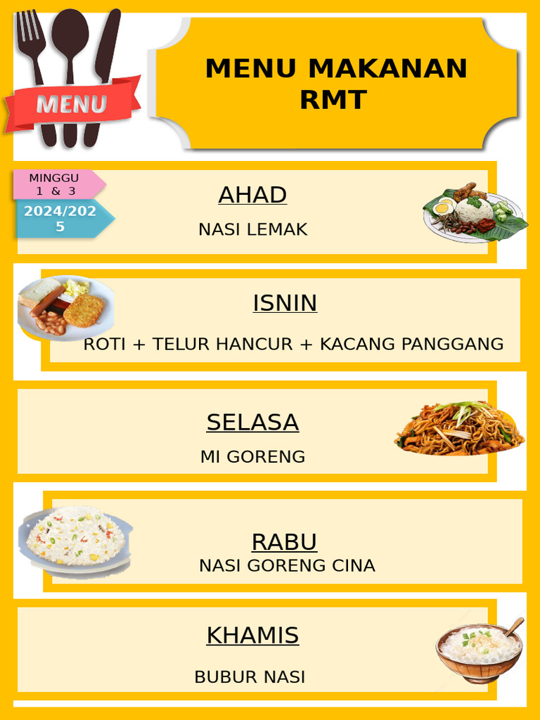 Menu RMT | PDF