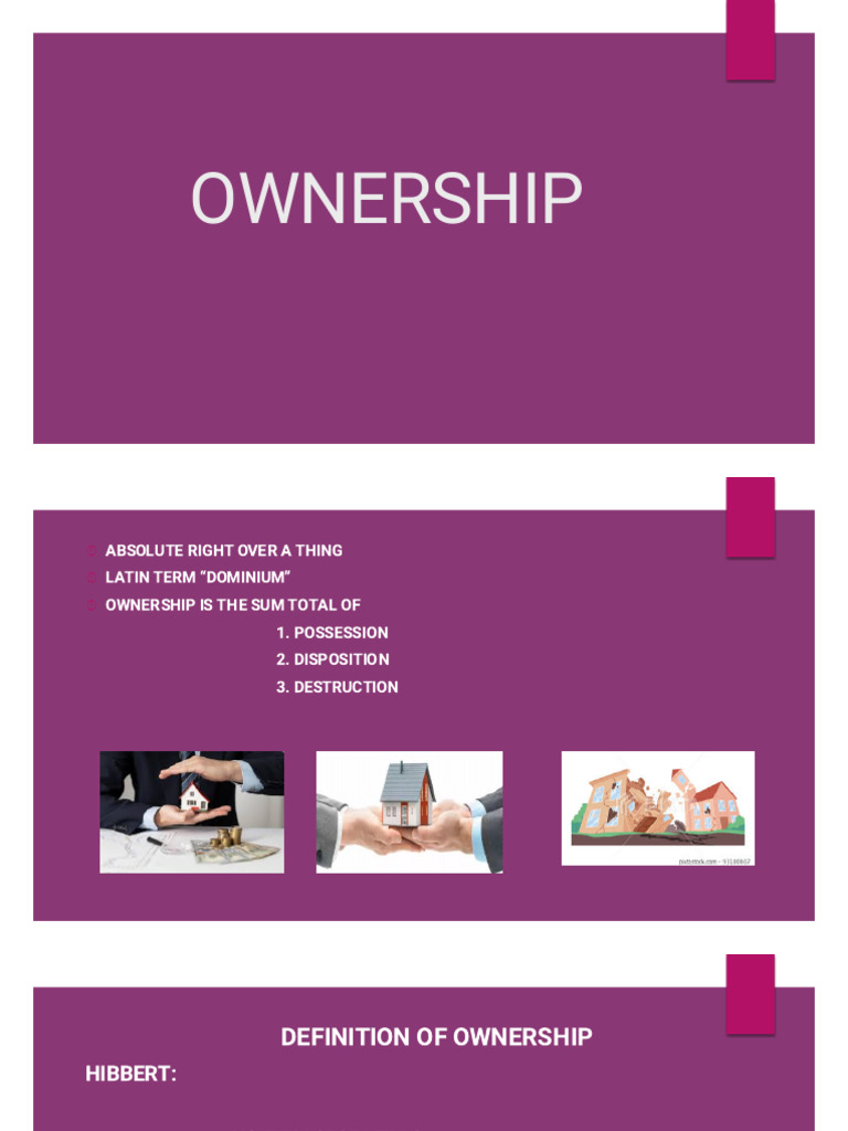 Ownership | PDF