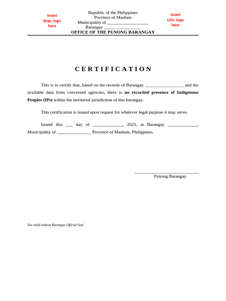 NCIP Certification | PDF