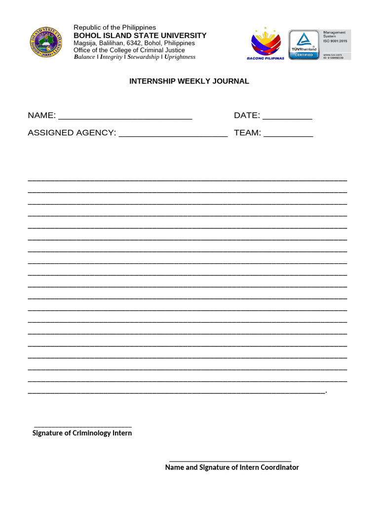 Weekly Journal | PDF