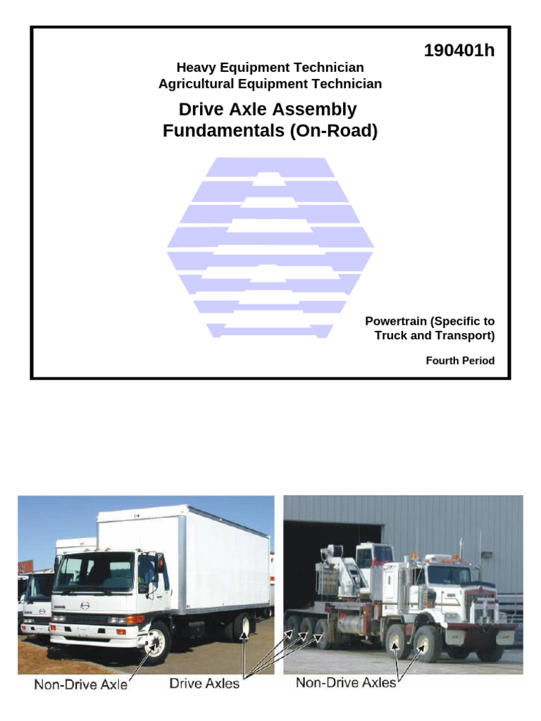 1 90401h Drive Axle Assembly Fundamentals (on road) | PDF | Axle ...