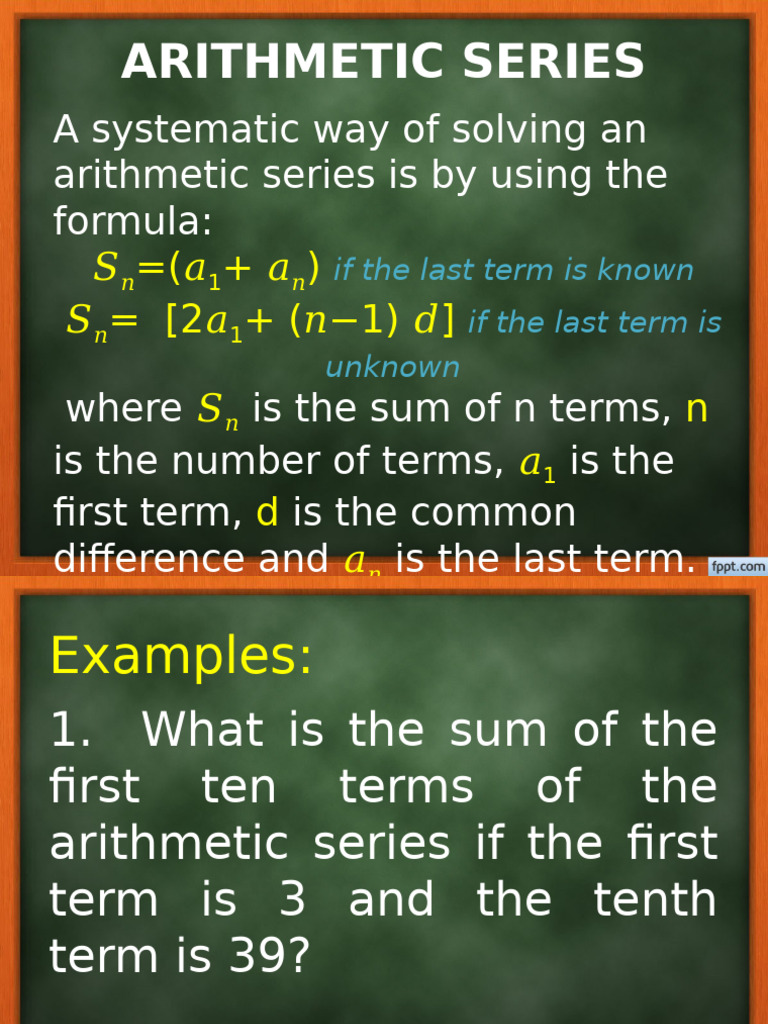 2 Arithmetic Series | PDF