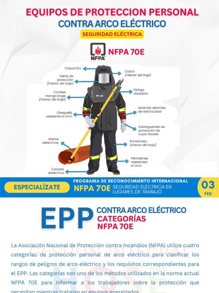 EPP para Riesgos Electricos | PDF
