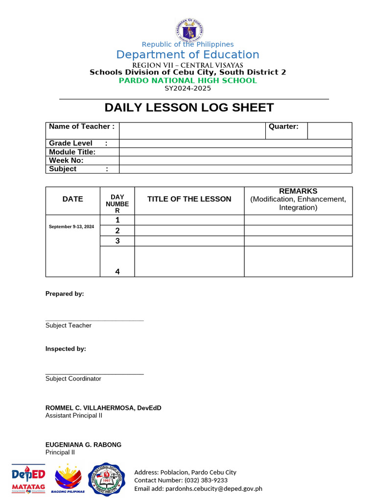 DLL Blank-Template | PDF