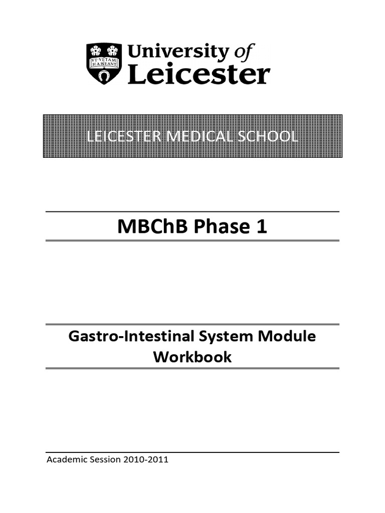 GI module WB final draft Sept 10 | PDF | Gastrointestinal Tract ...